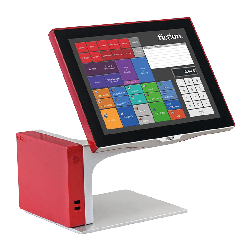 New AURES SANGO i5-6200 4GB 15" Red Touchscreen : Tills Direct